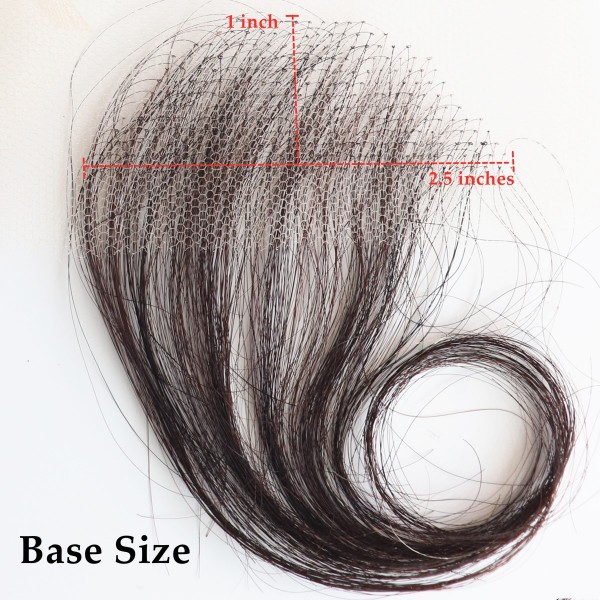 One Pair HD Swiss Lace Baby Hair Strips Edges Strips Fake Edges